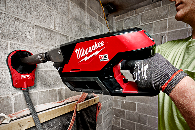 Now Here: MX FUEL™ Handheld Core Drill with Stand