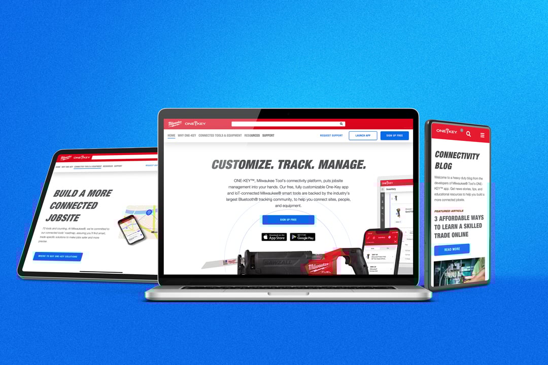 Milwaukee® Tool Refreshes ONE-KEY™ Program Website