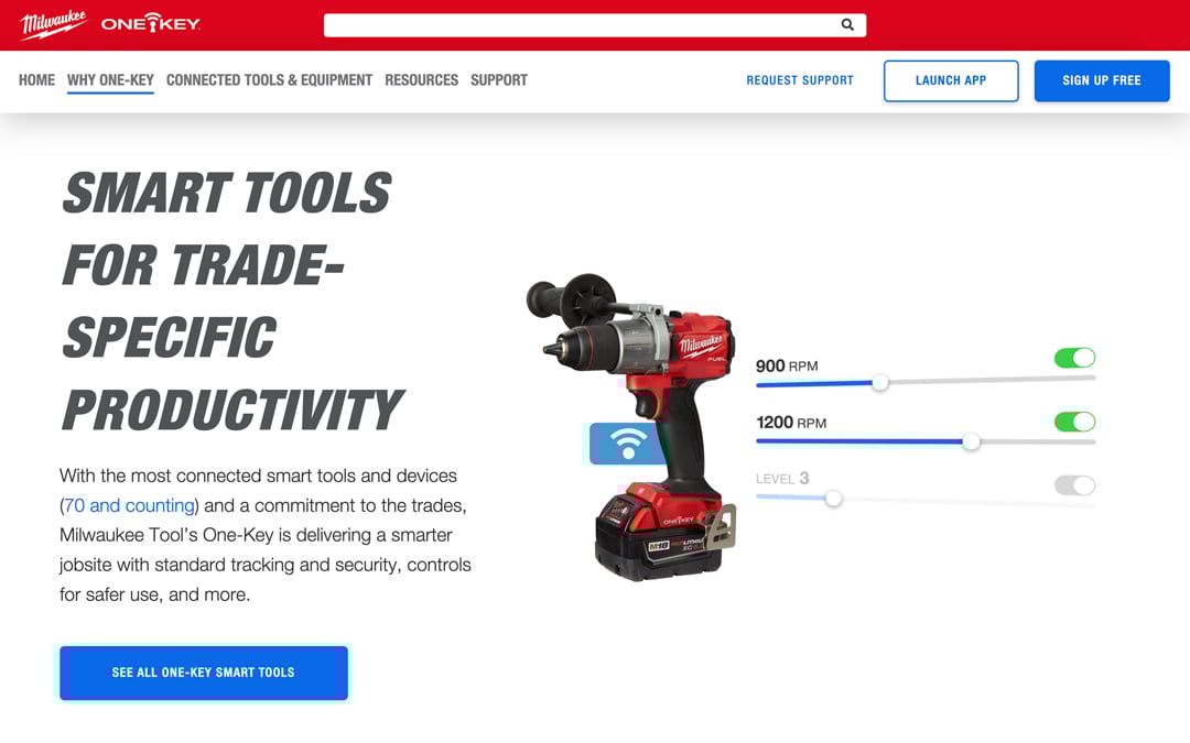 Milwaukee® Tool Refreshes ONE-KEY™ Program Website