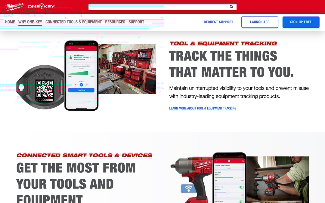 Milwaukee® Tool Refreshes ONE-KEY™ Program Website